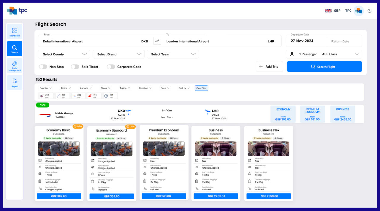 NDC & IATA Certified | Modern Air Retailing | TPConnects